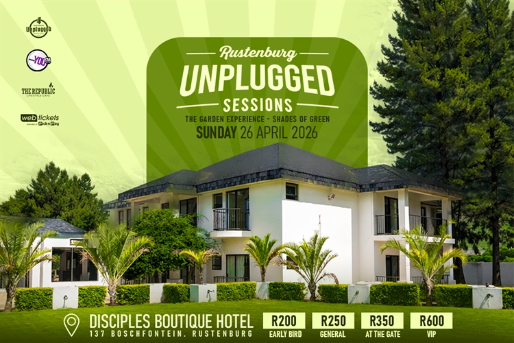 Rustenburg Unplugged Sessions - Garden Experience (Shades of Green)
